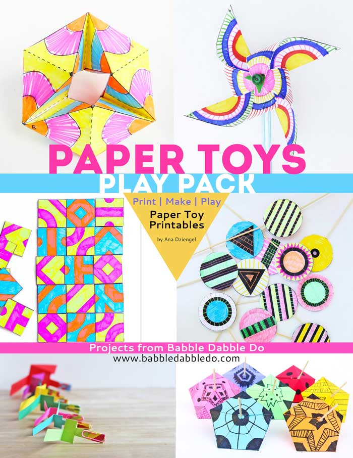Paper Toys Play Pack – Babble Dabble Do